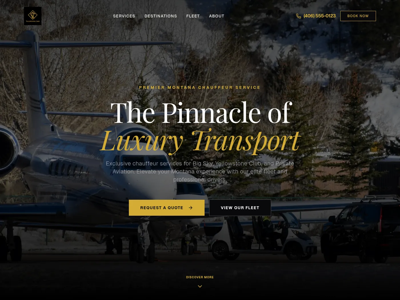 Yellowstone Limo Luxury Site