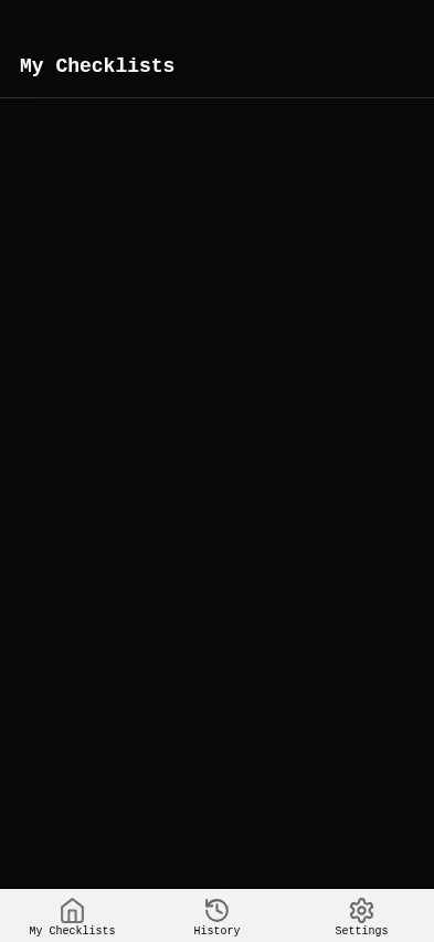 Yes/No Checklist App