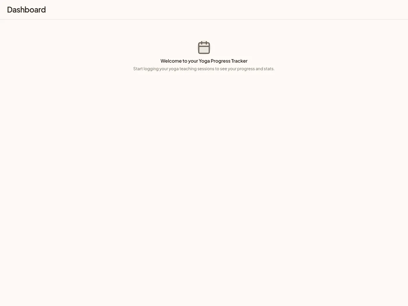 Yoga Progress Tracker