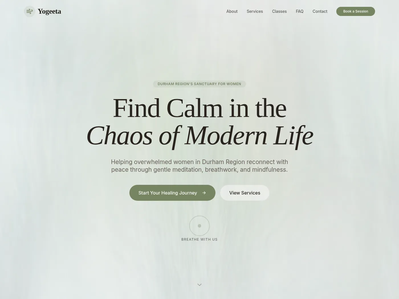 Yogeeta Wellness Website