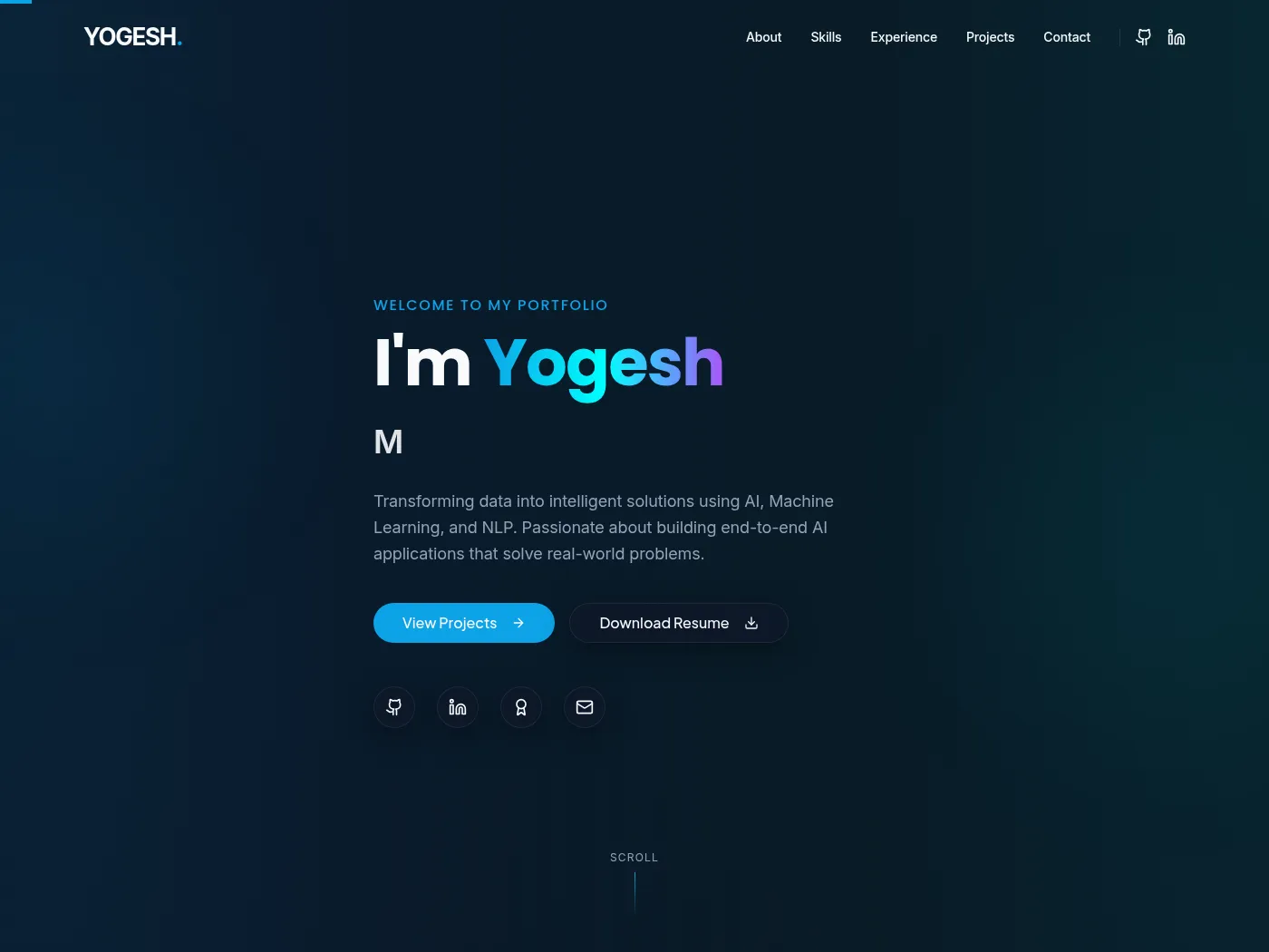 Yogesh AI Portfolio