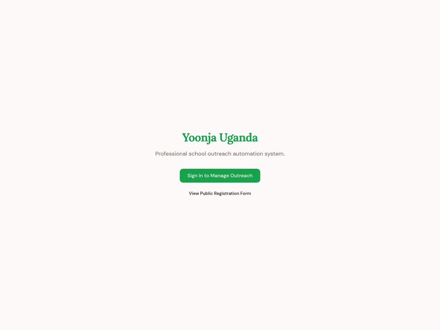 Yoonja Outreach System