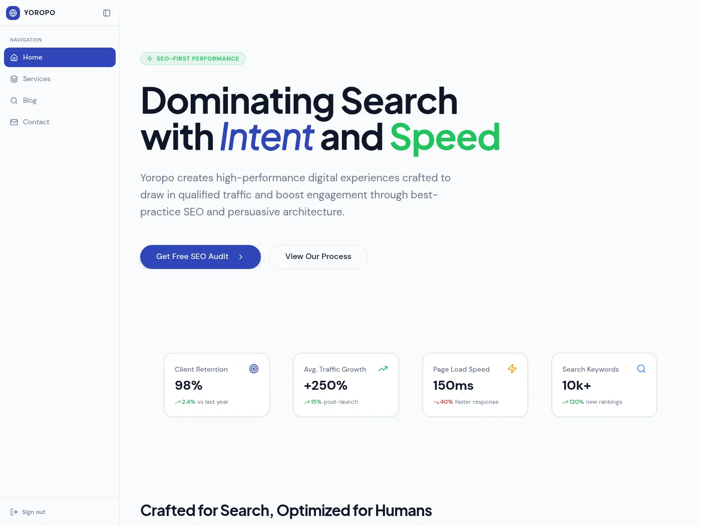 Yoropo SEO Website