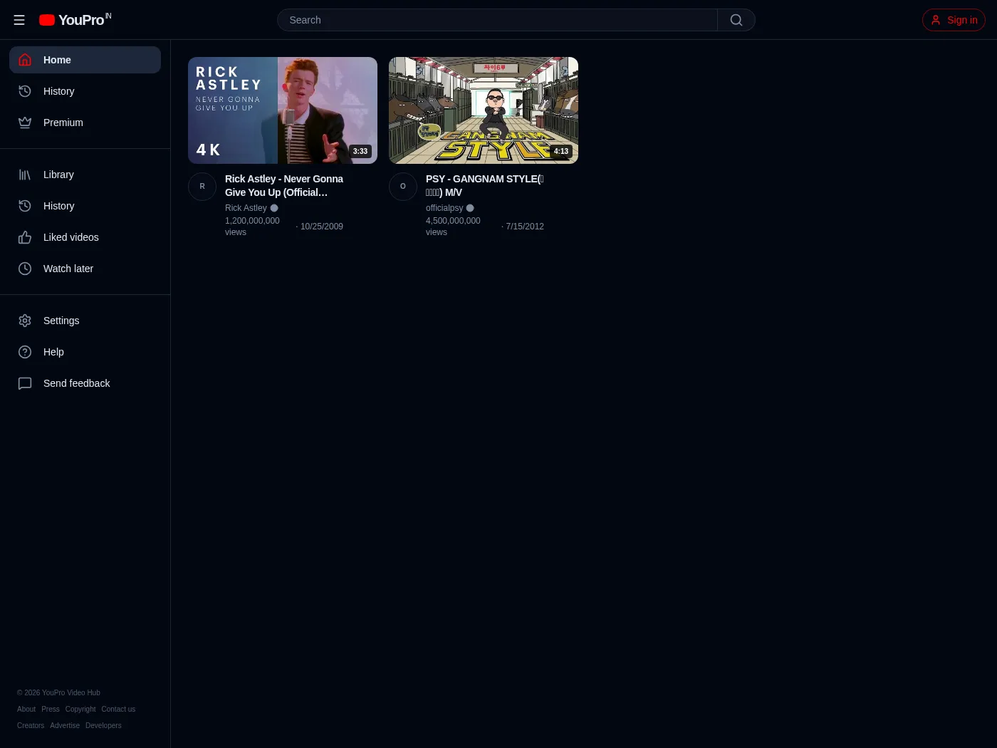YouPro Premium Video Hub
