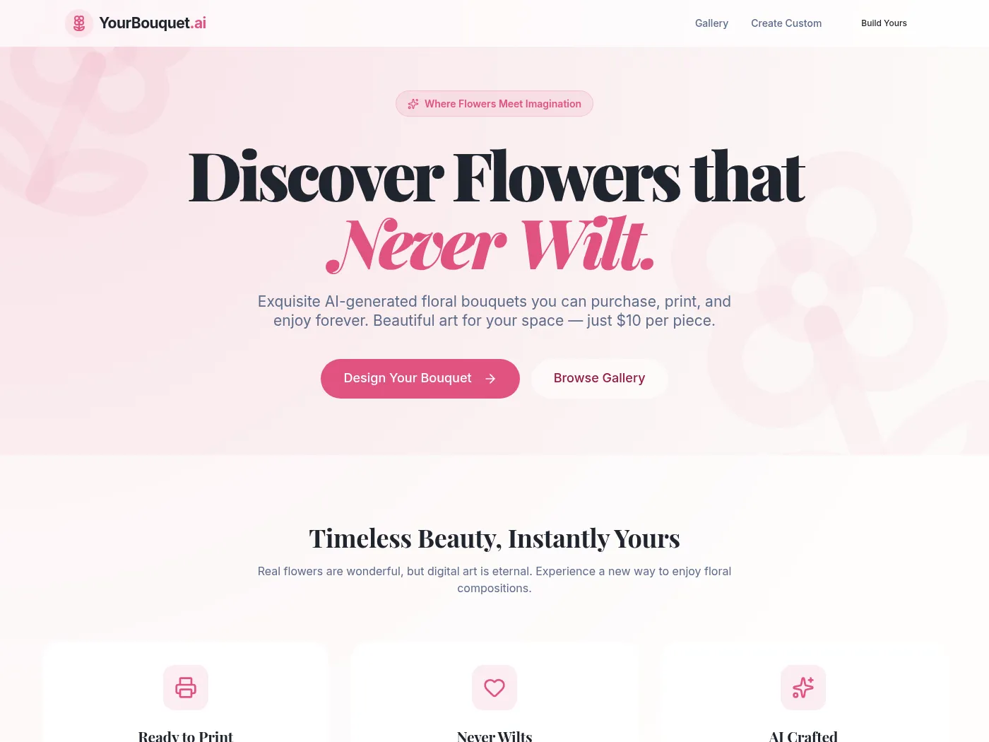 YourBouquet AI Gallery