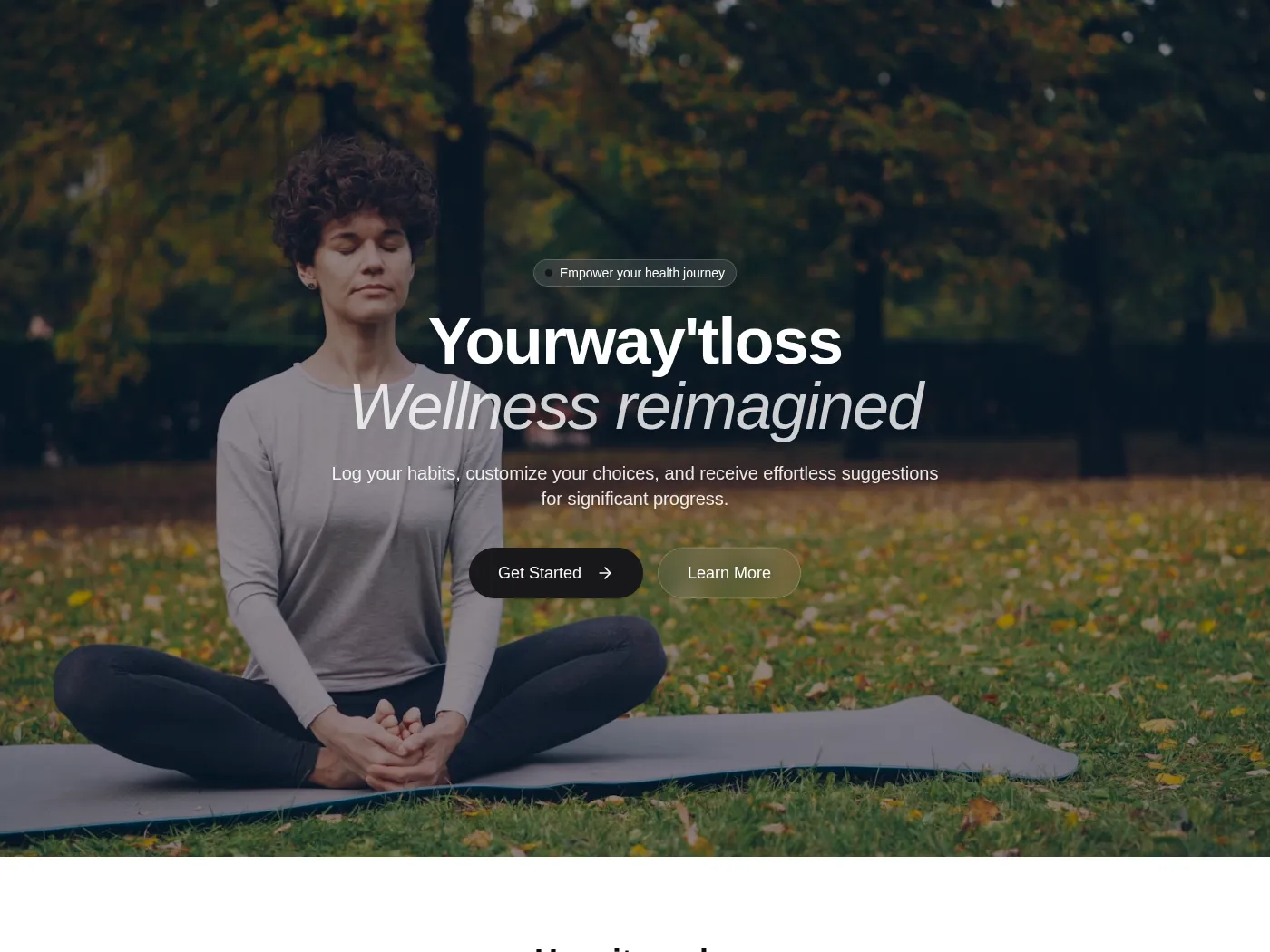 Yourway'tloss Wellness App