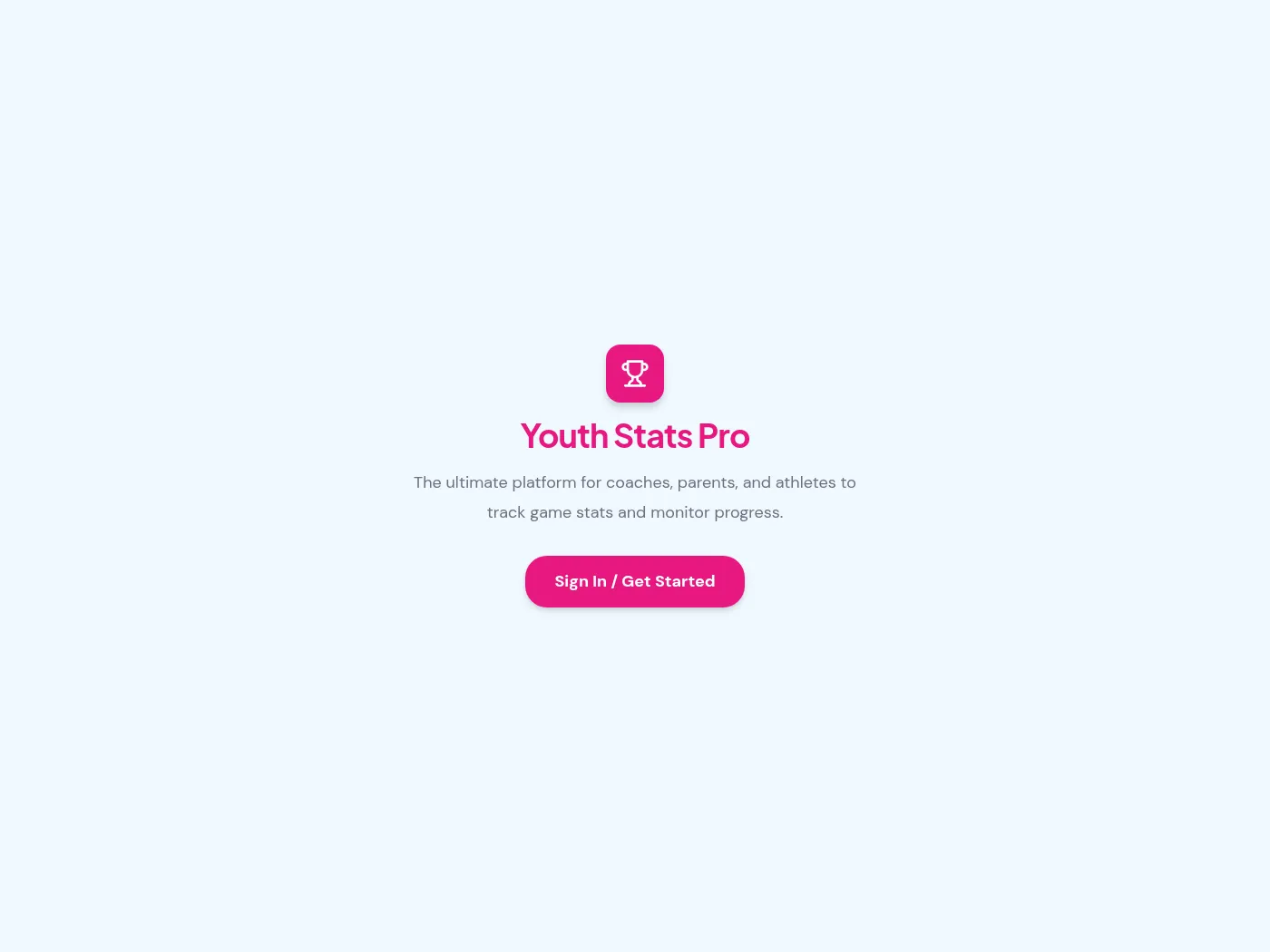 Youth Sports Tracker