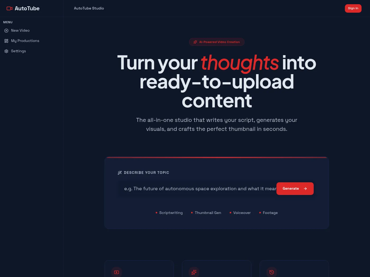 AutoTube Creator