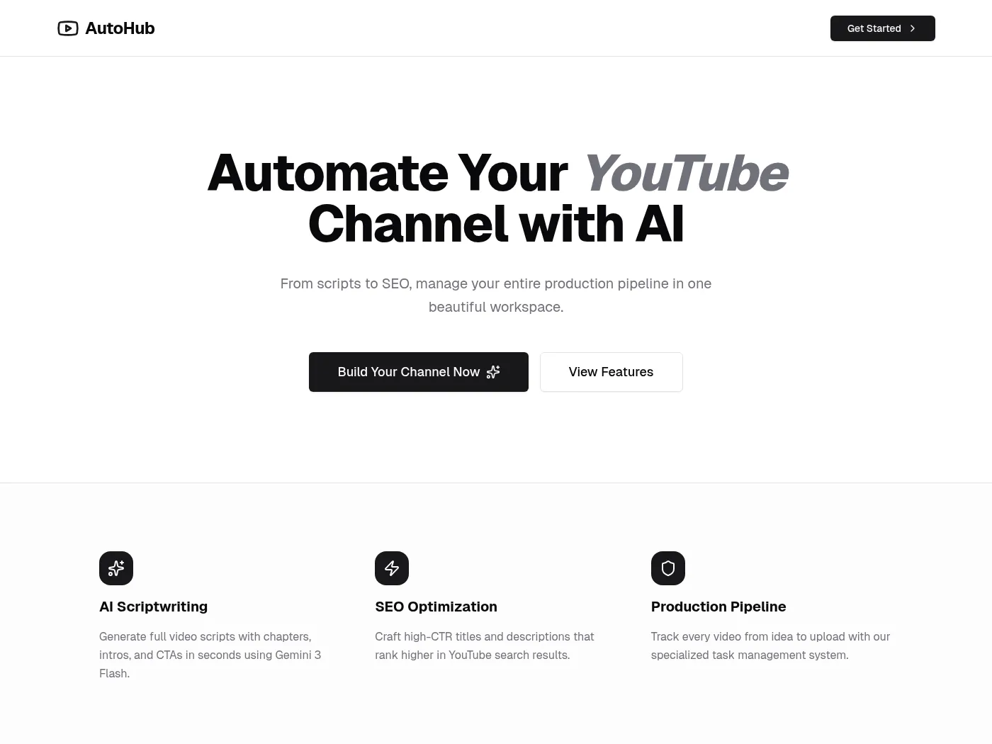 YouTube Automation Hub