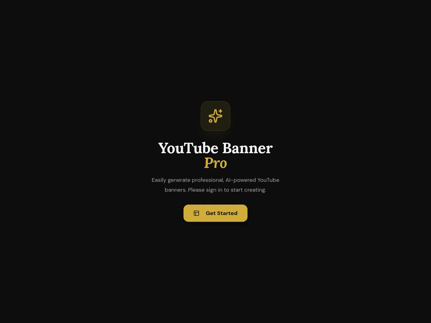YouTube Banner Generator