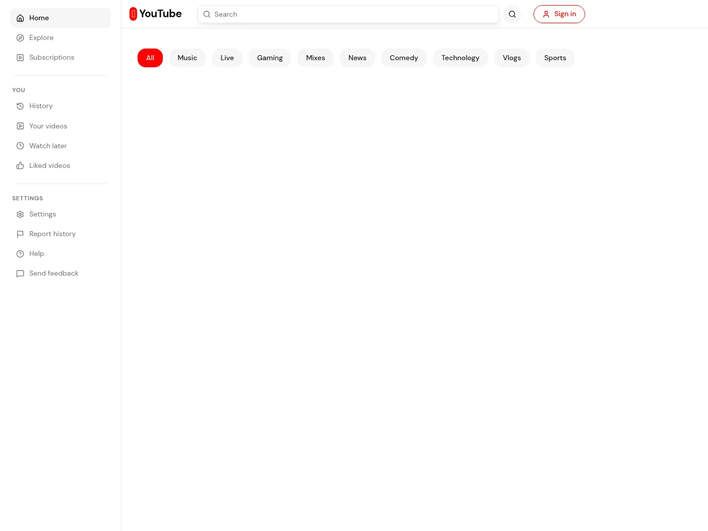YouTube Clone
