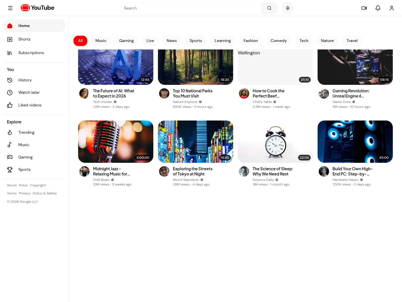 YouTube Clone