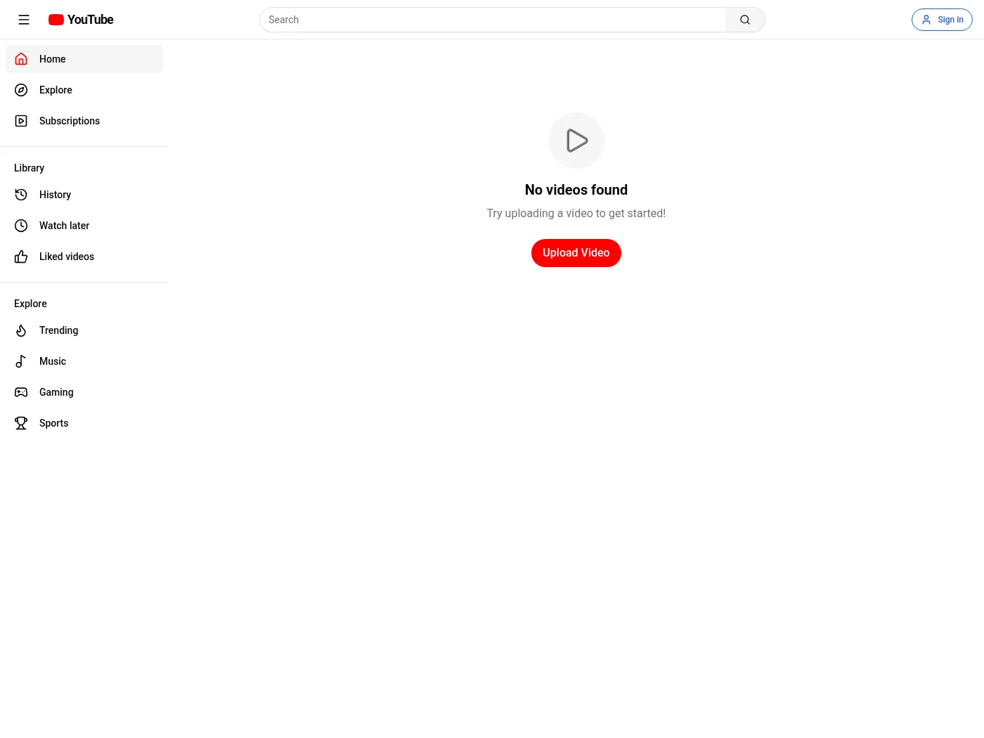 YouTube Clone