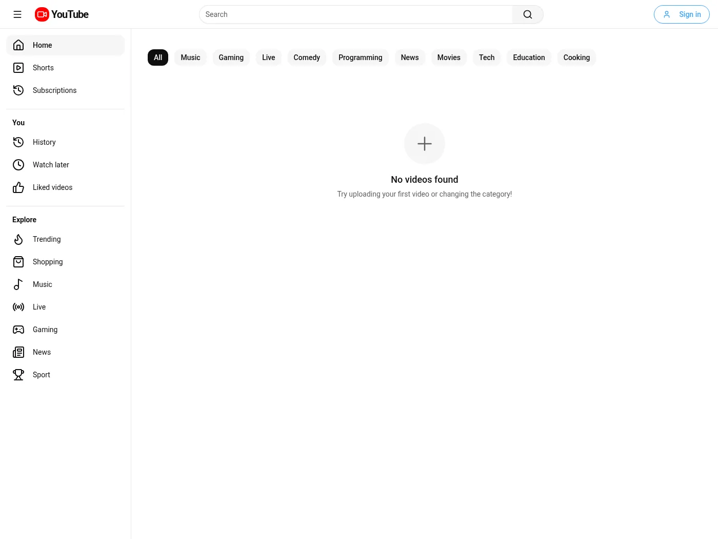 YouTube Clone