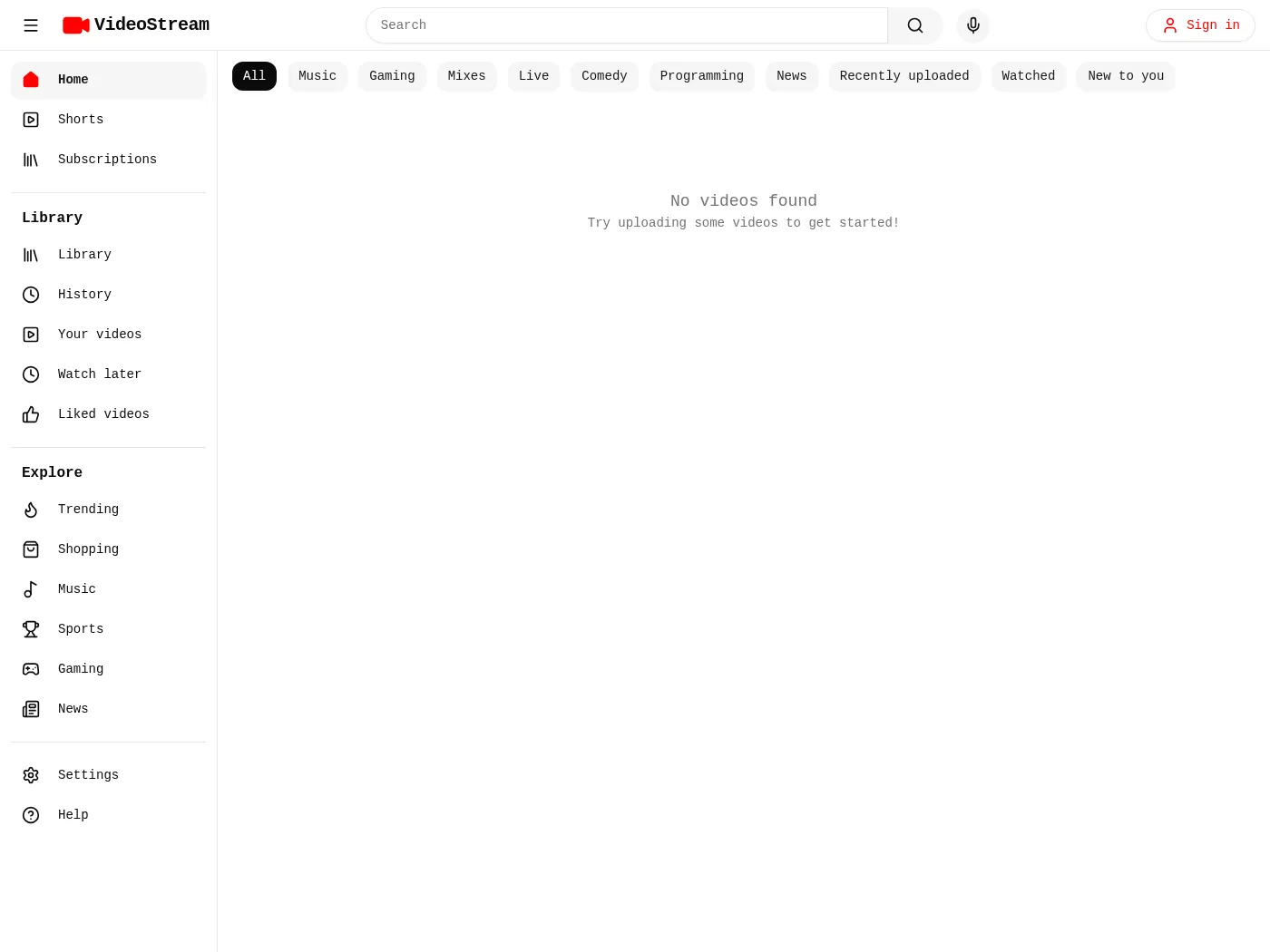 VideoStream Clone