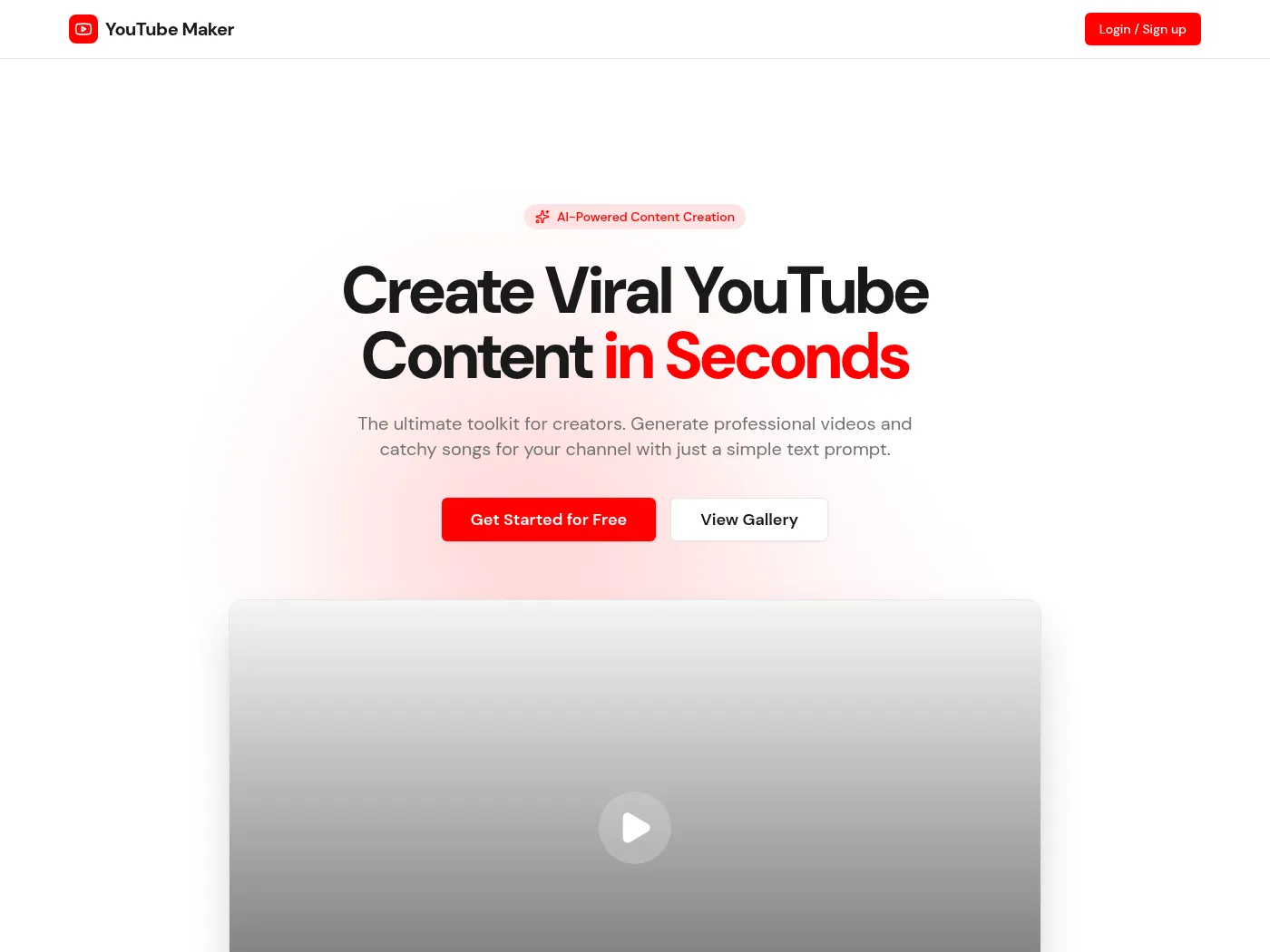 YouTube Content Maker