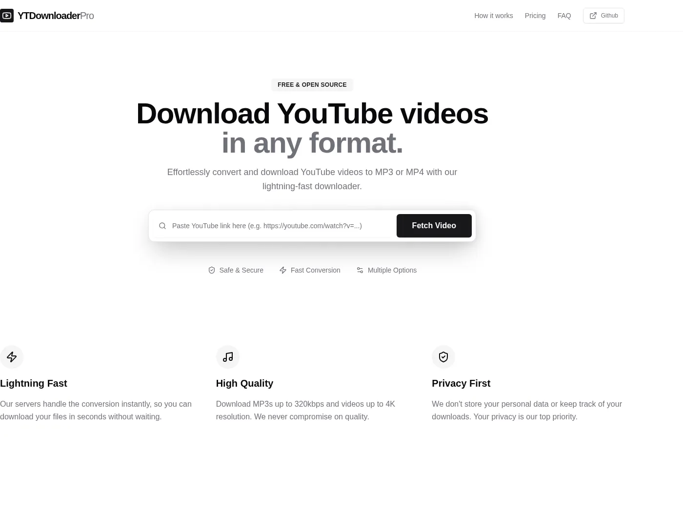 YouTube Downloader Pro