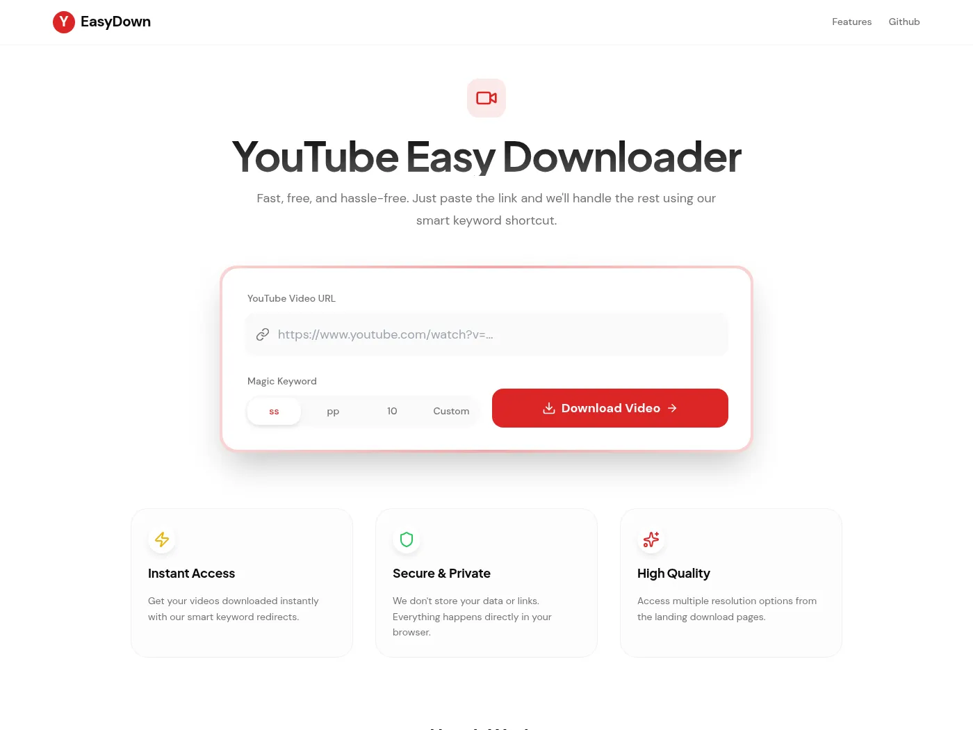YouTube Easy Downloader