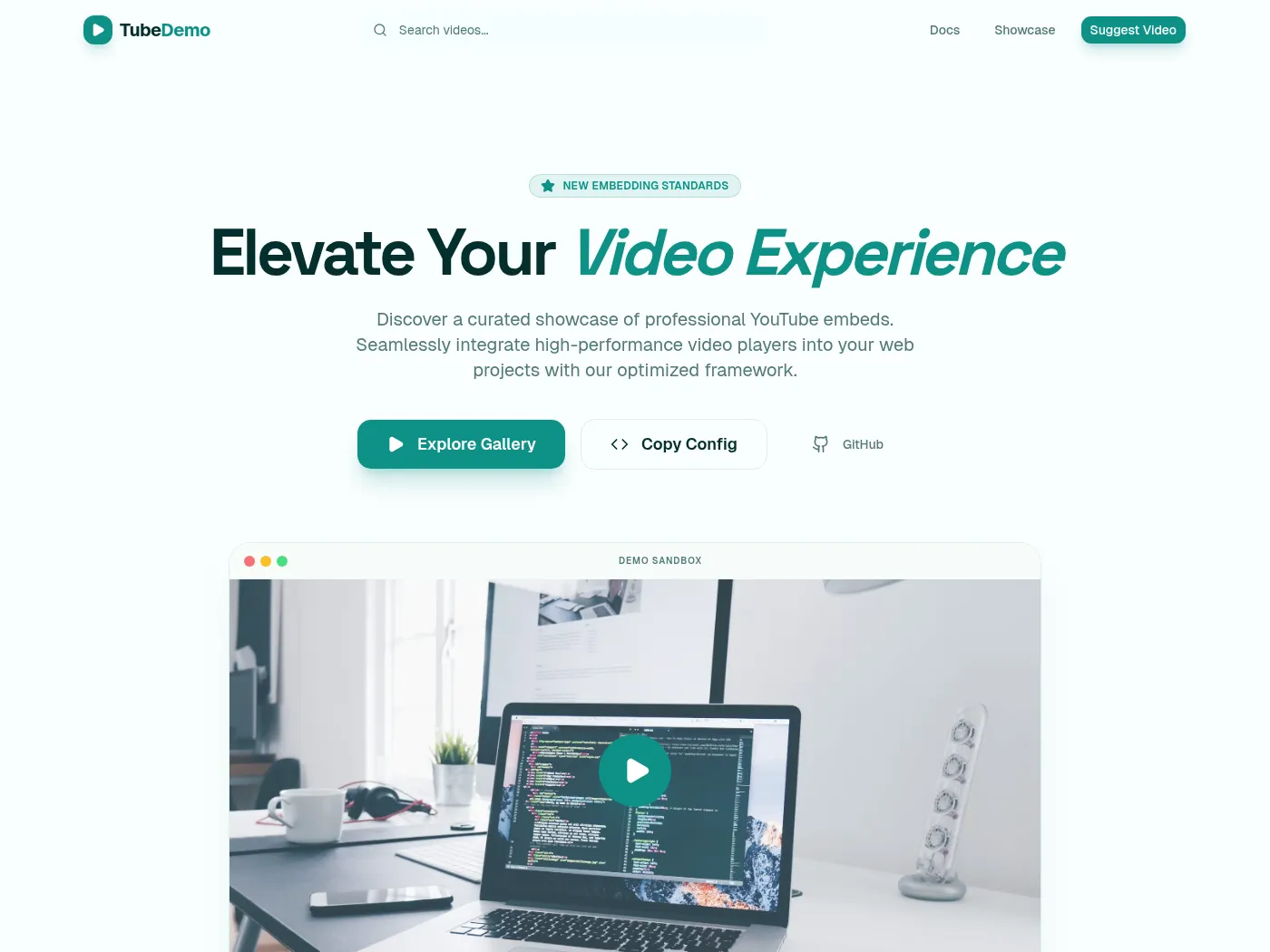 YouTube Embed Demo