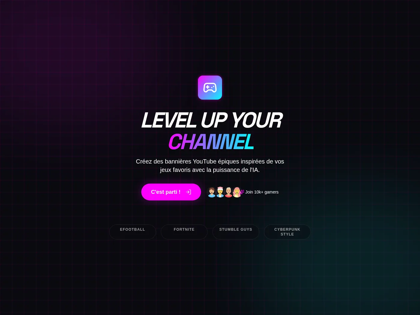 GameZone YouTube Banner