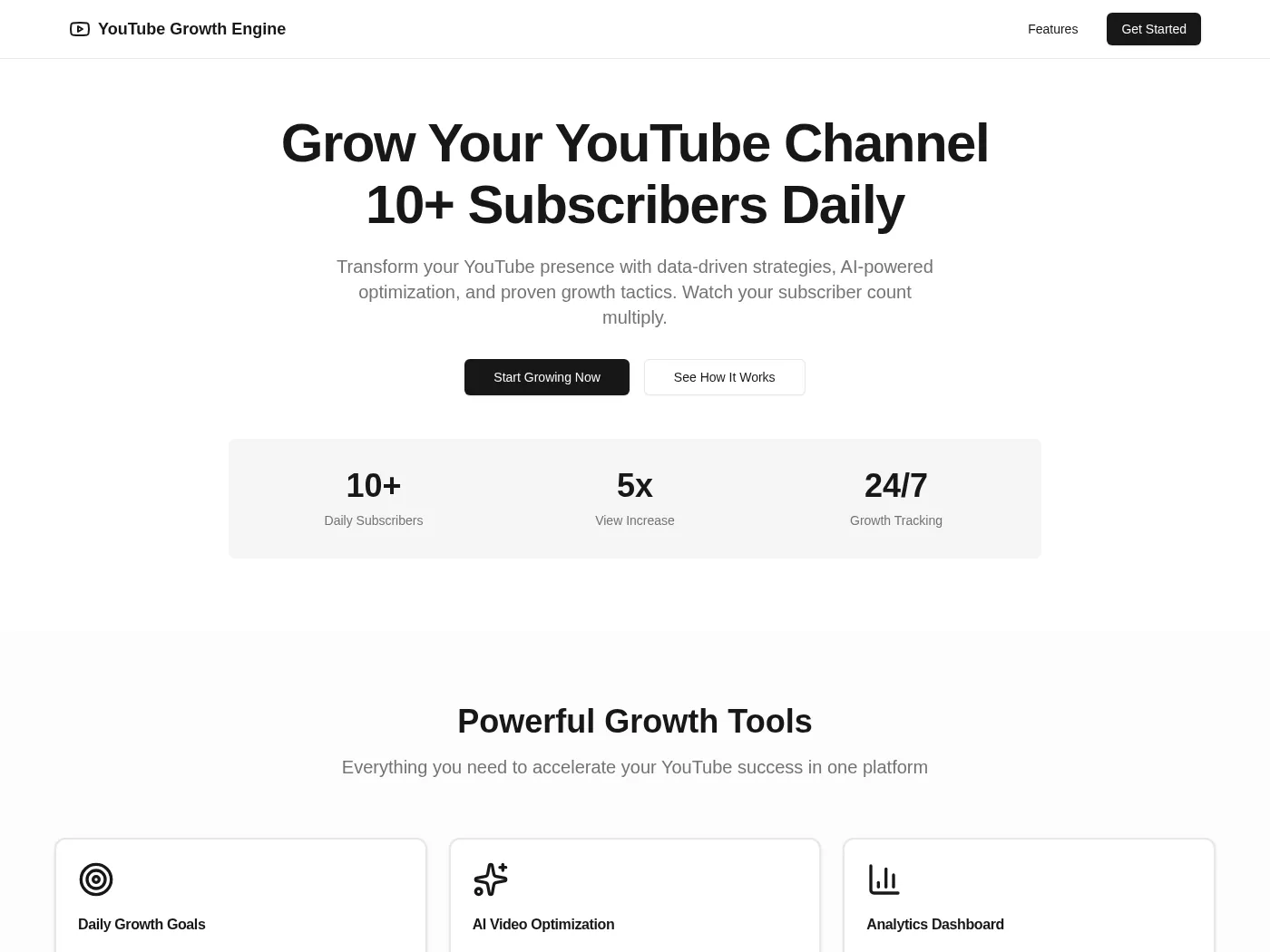 YouTube Growth Engine