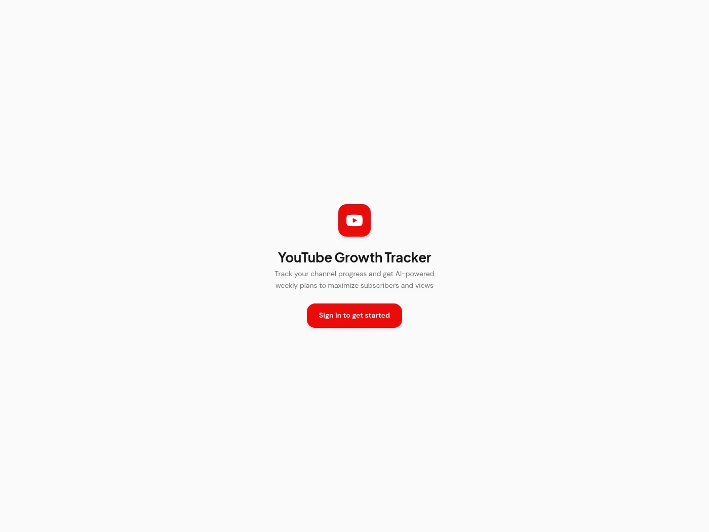YouTube Growth Tracker