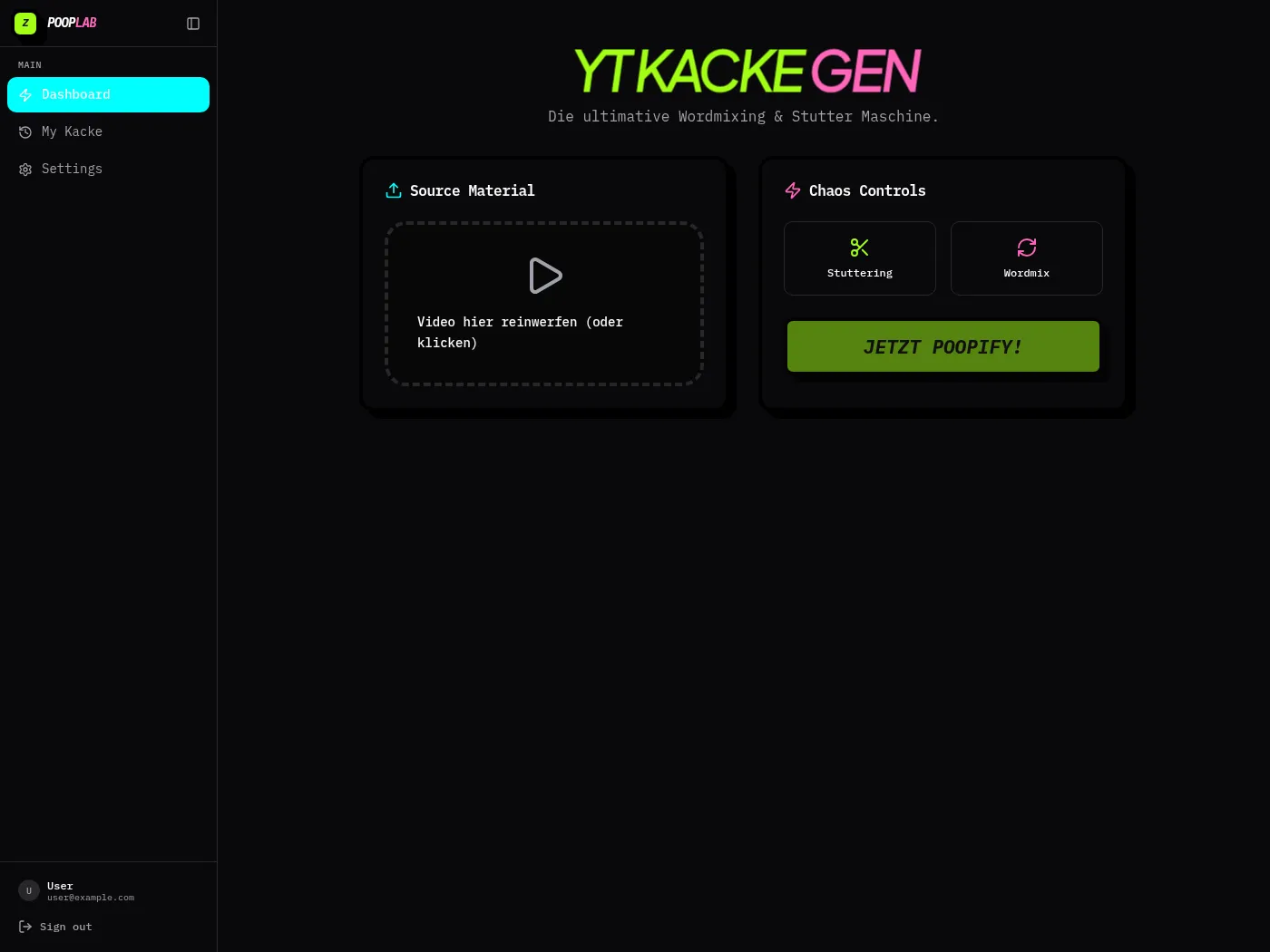 YT Kacke Generator