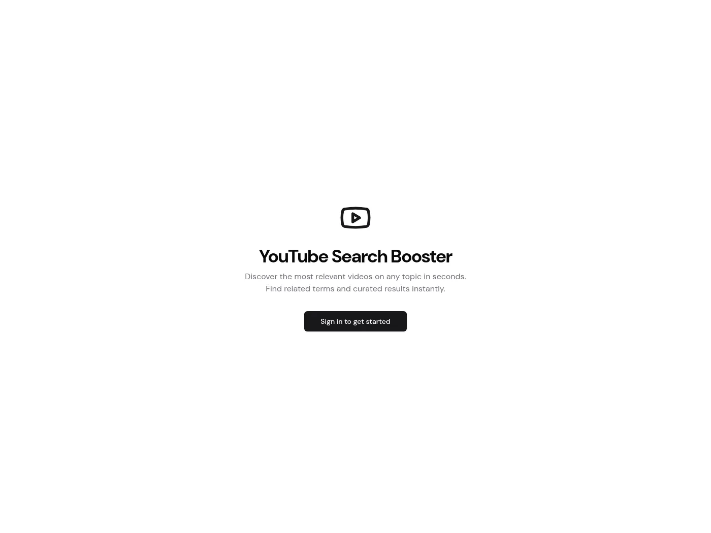 YouTube Search Booster