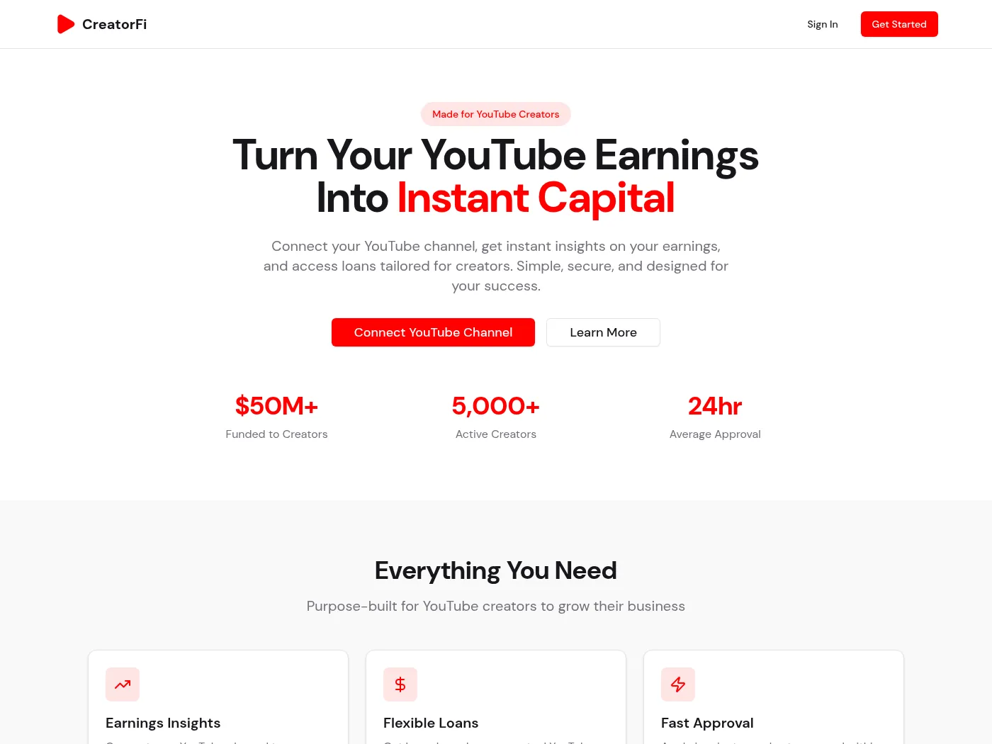 YouTube Loan App