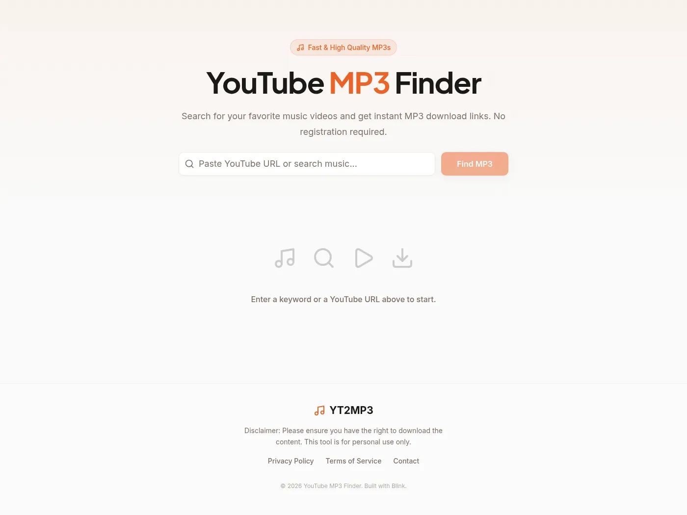 YouTube MP3 Finder
