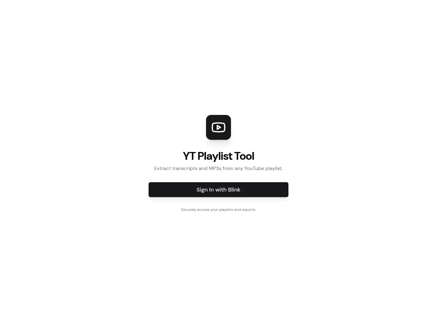 YouTube Playlist Extractor