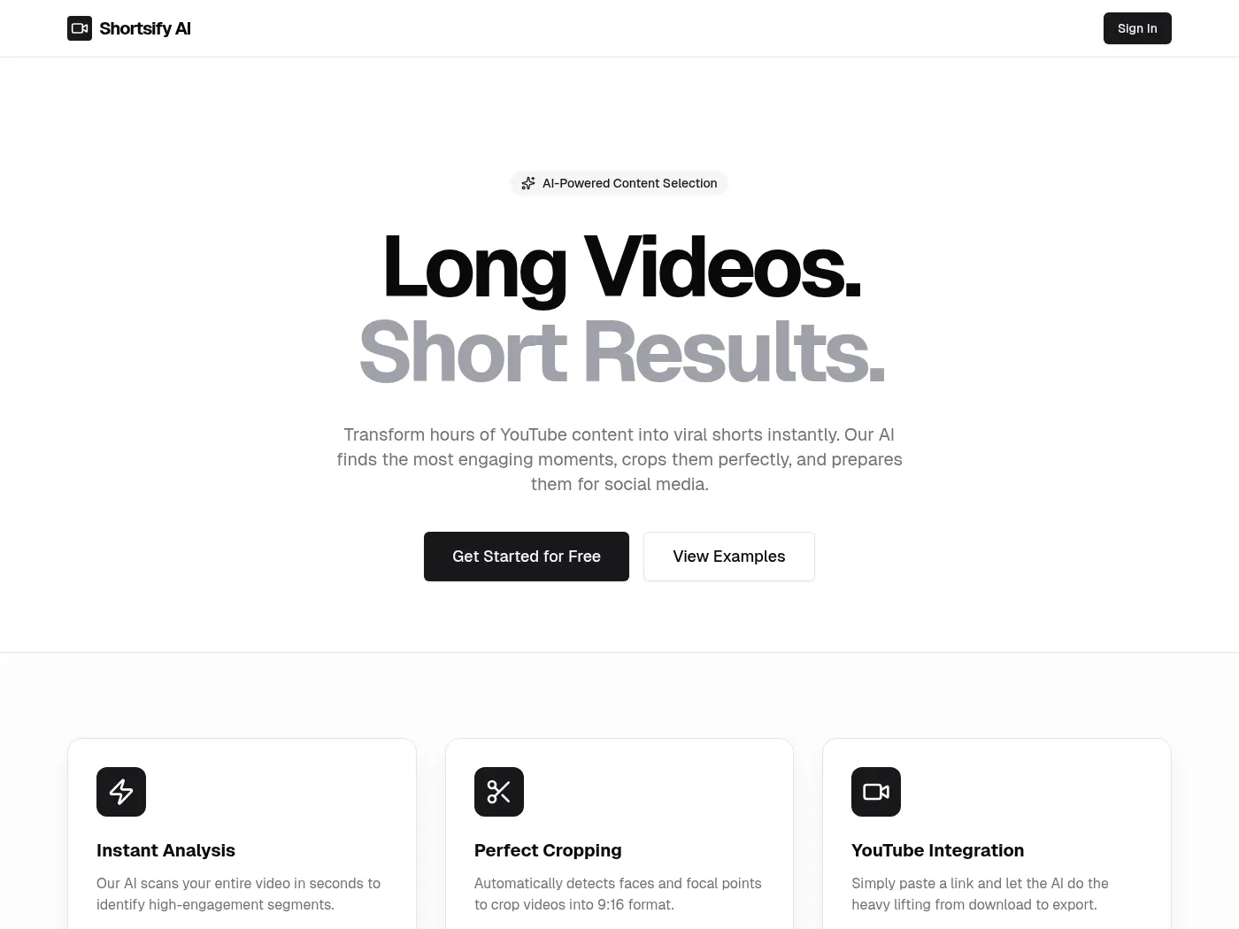 Shortsify AI