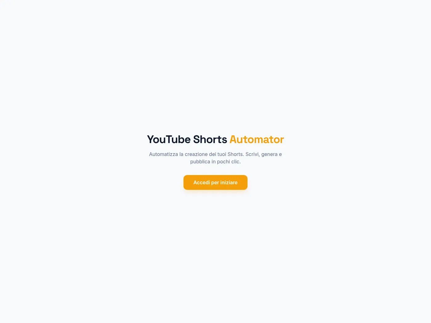YouTube Shorts Automator