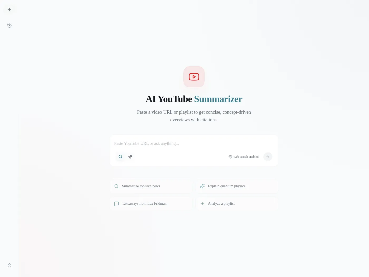 YouTube Summarizer AI