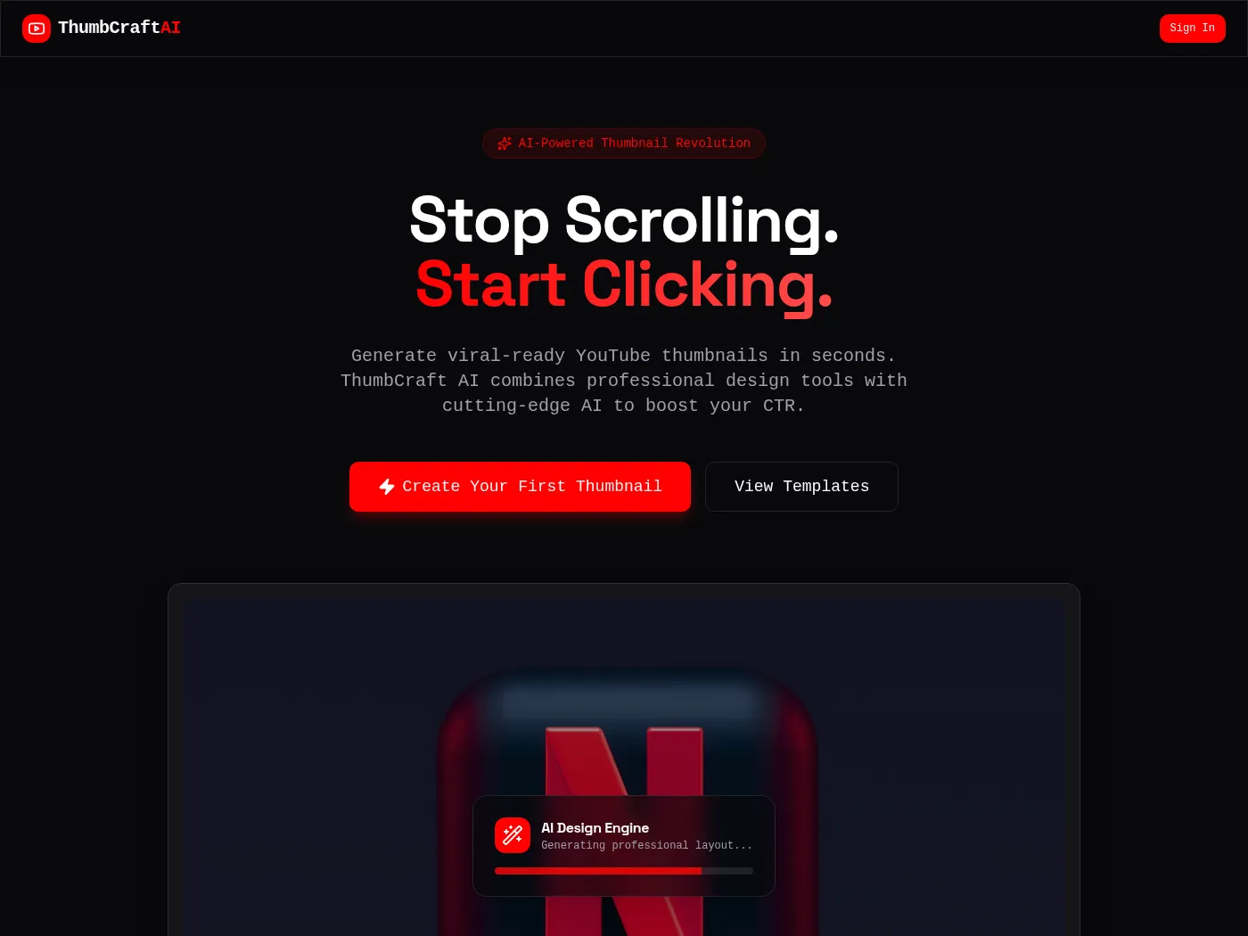 YouTube Thumbnail Generator