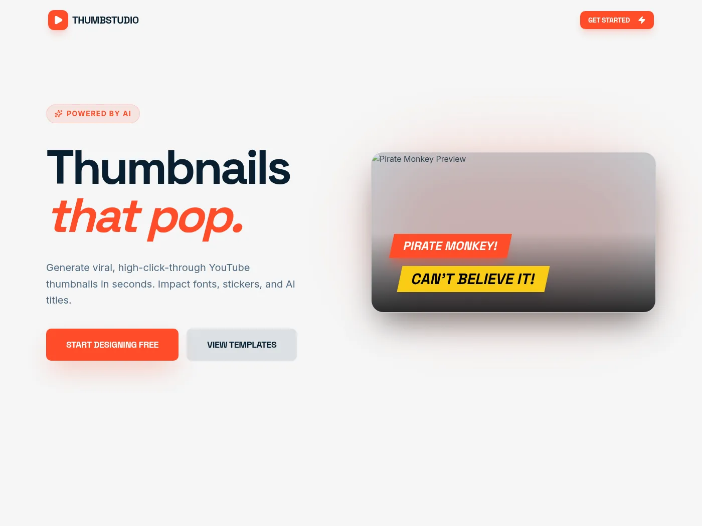 YouTube Thumbnail Studio