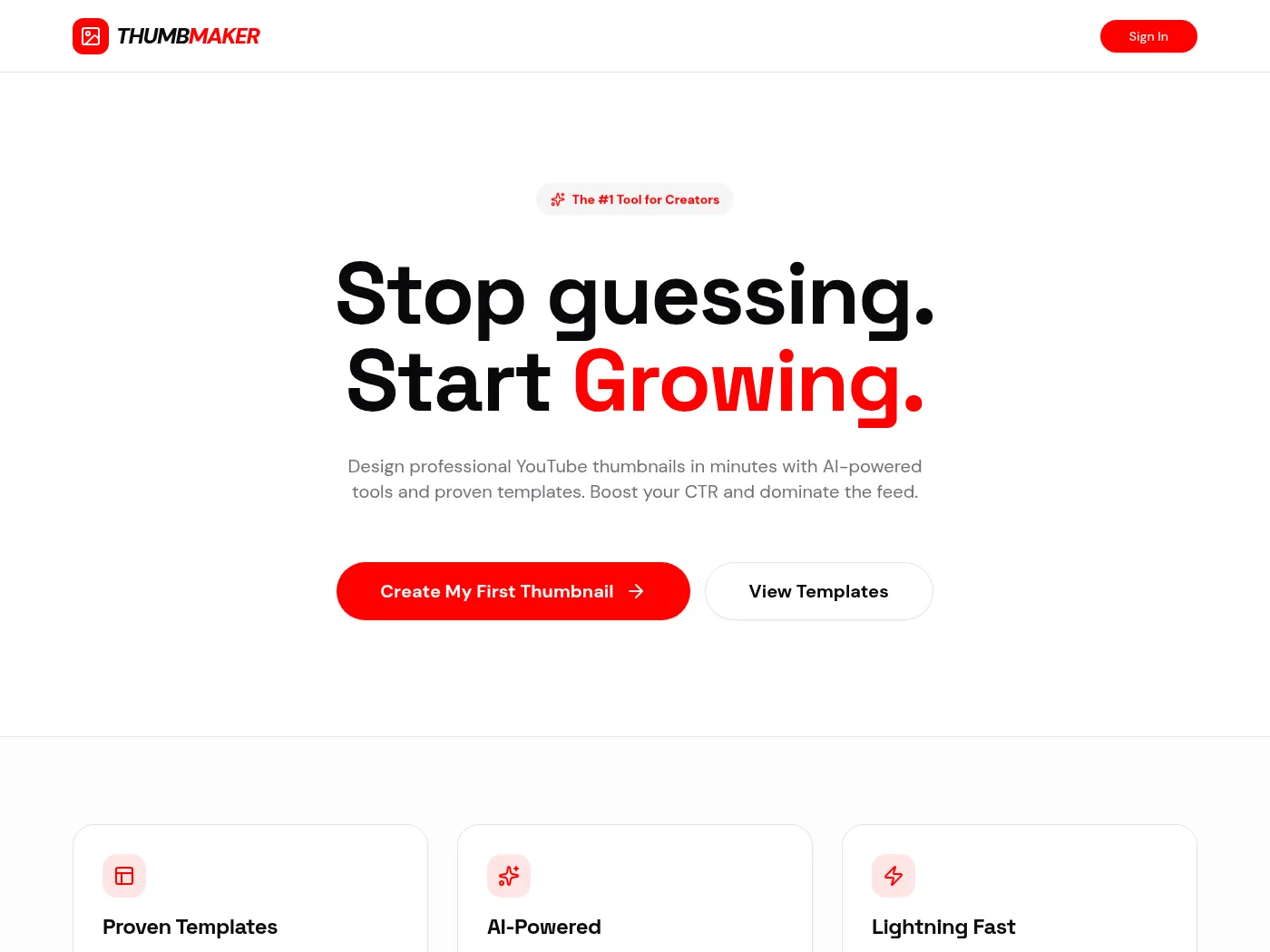 YouTube Thumbnail Maker