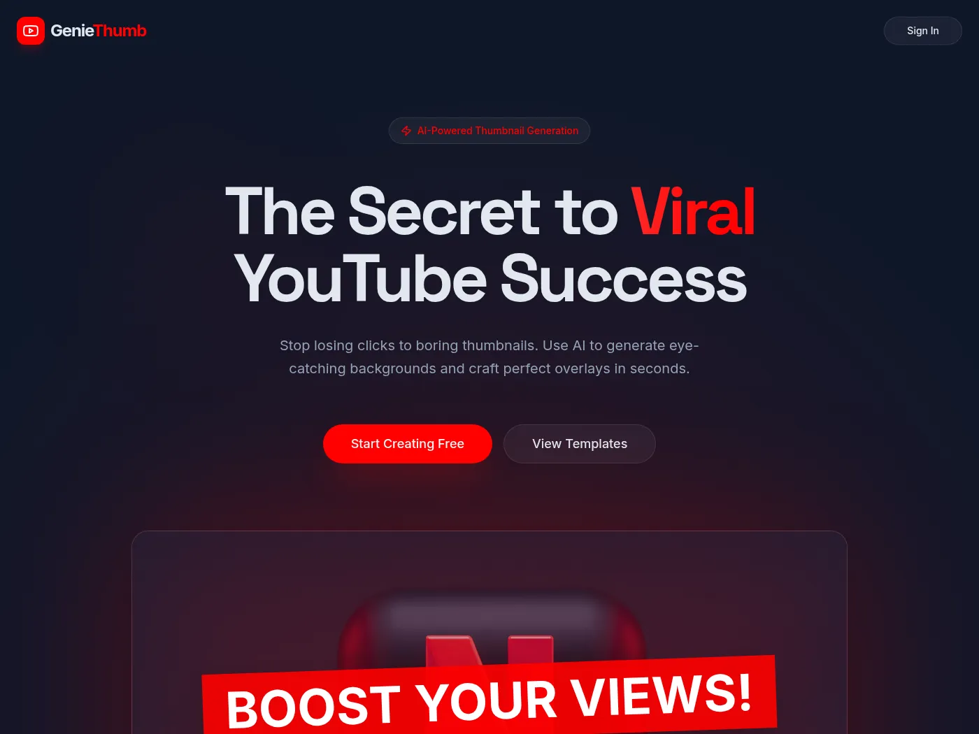YouTube Thumbnail Genie