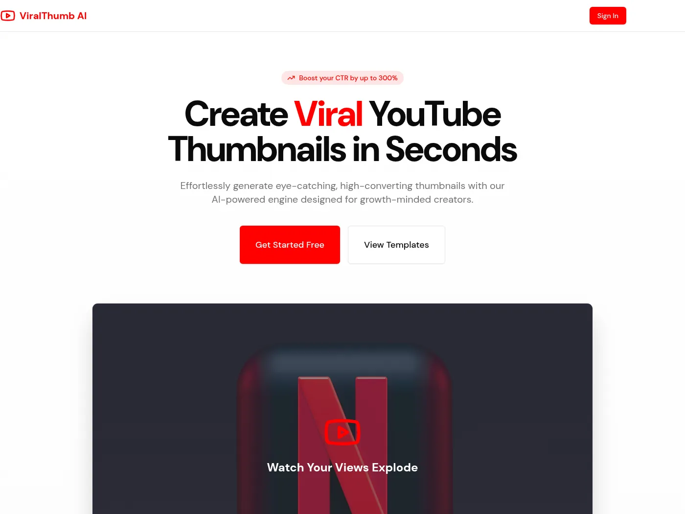 Viral YouTube Thumbnail Maker