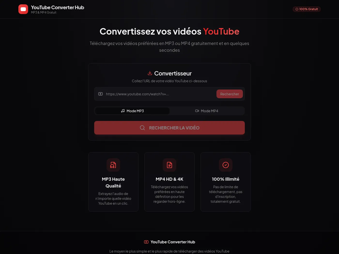 YouTube Converter Hub