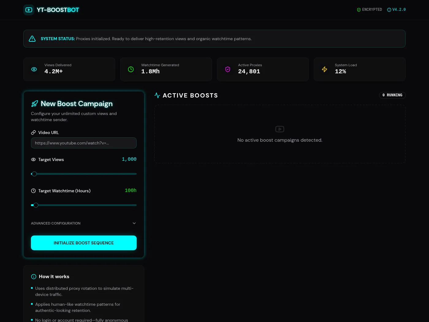 YouTube Views Booster Bot