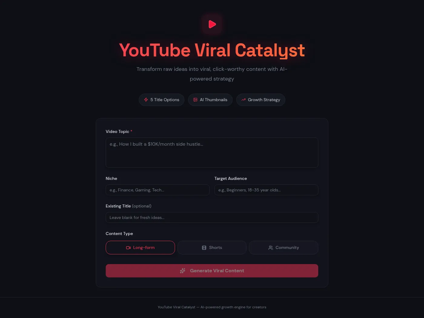 YouTube Viral Catalyst