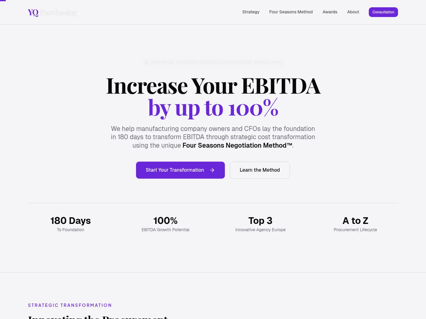 YQ Purchasing Pro Site