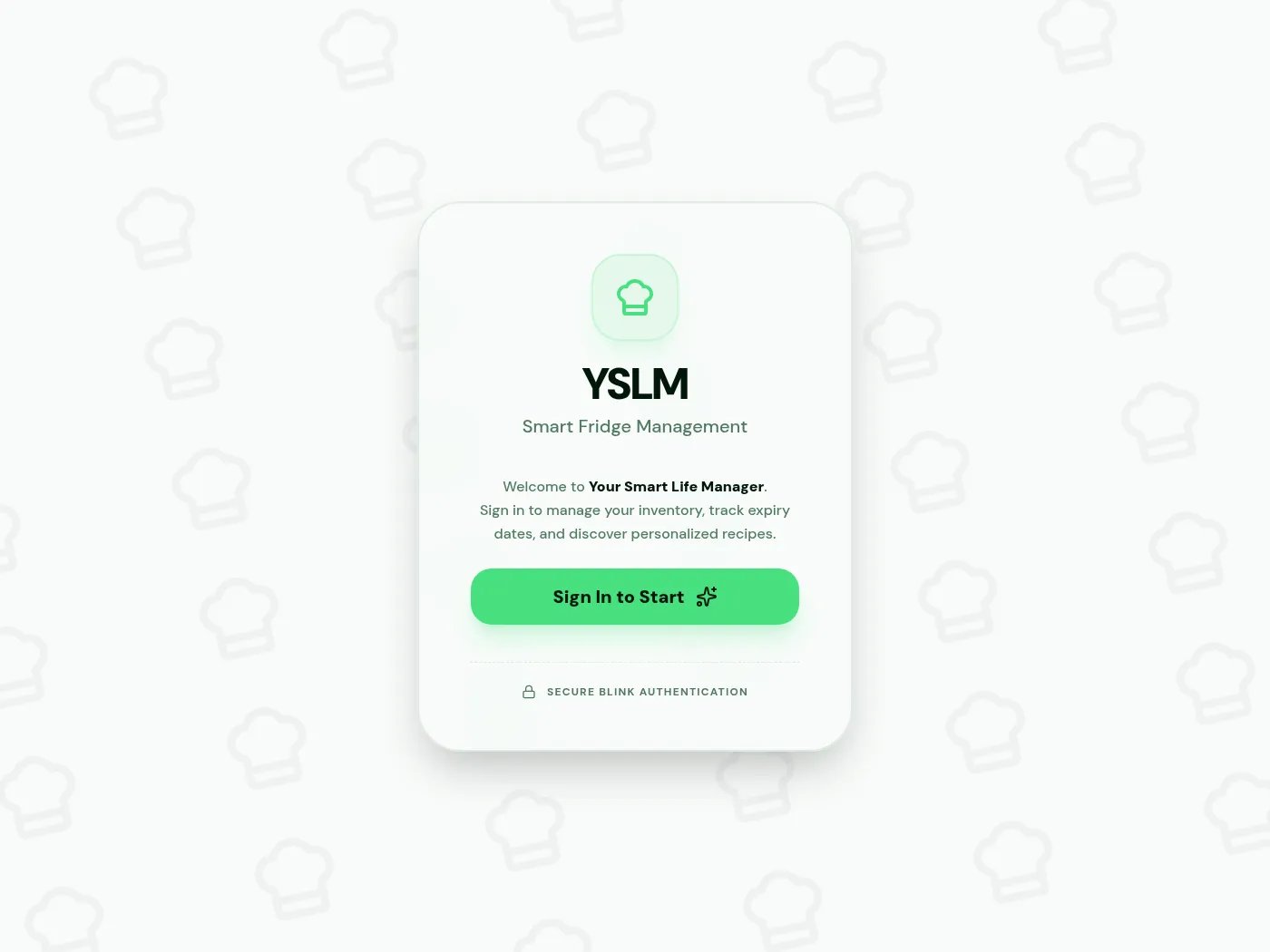 YSLM Smart Fridge Web