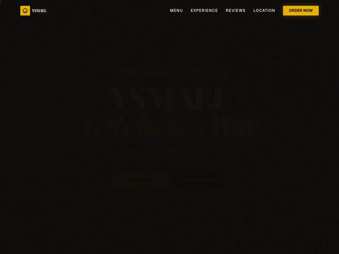 YSMAEL Kitchen Website