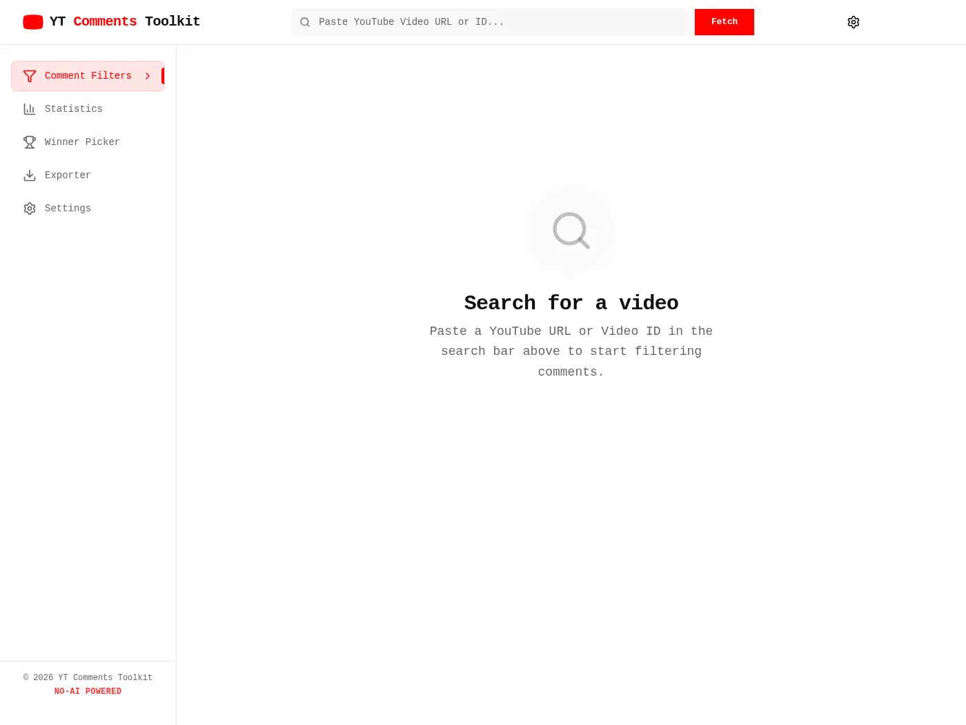 YT Comments Toolkit