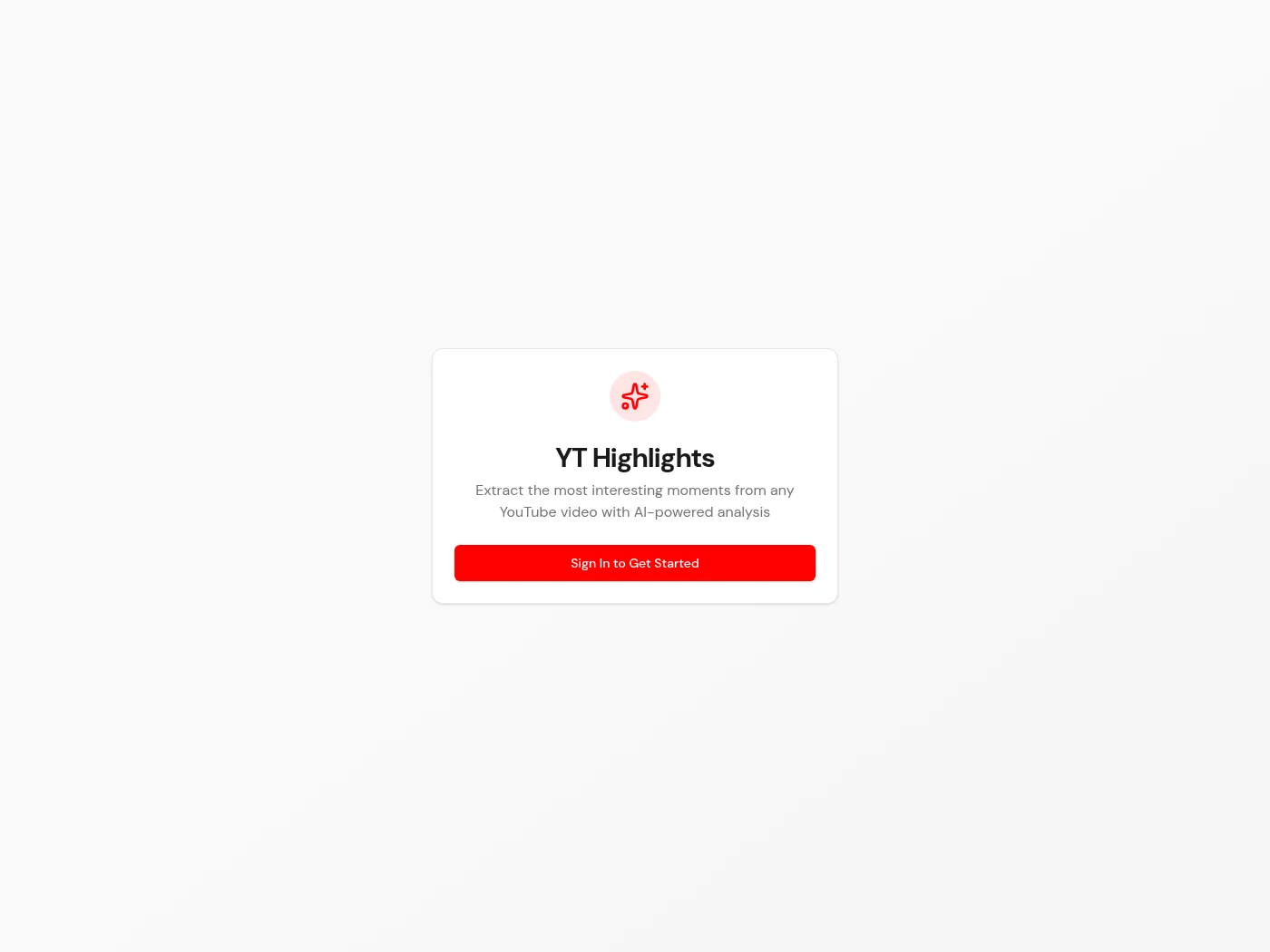 YT Highlights Extractor