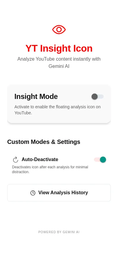YouTube Insight Icon