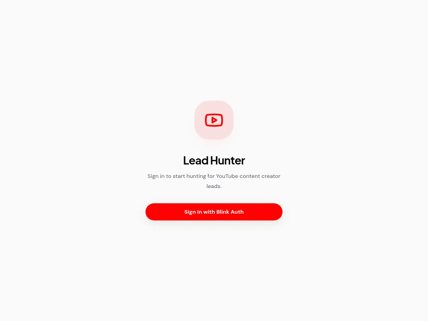 YouTube Lead Hunter