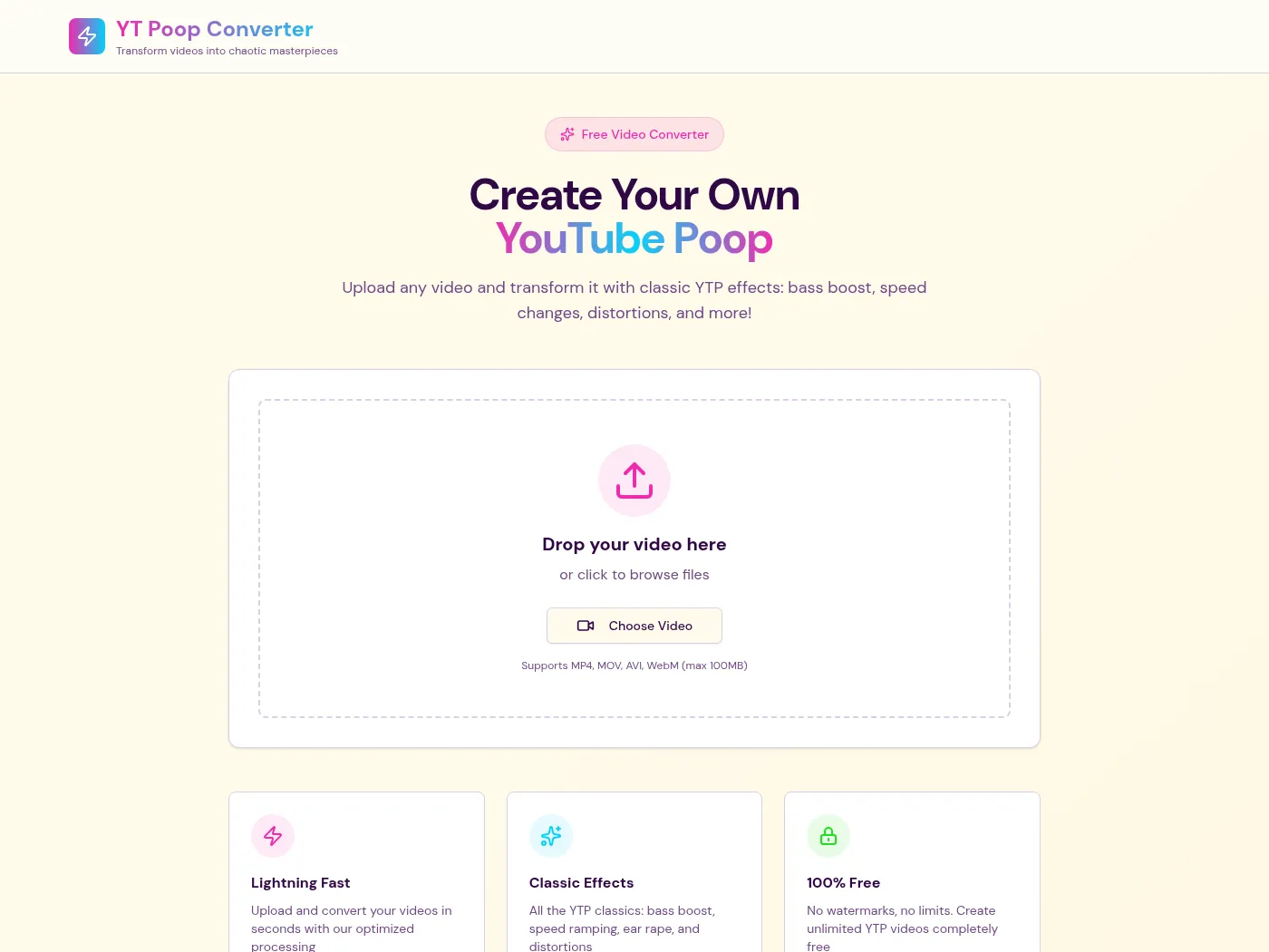 YT Poop Video Converter